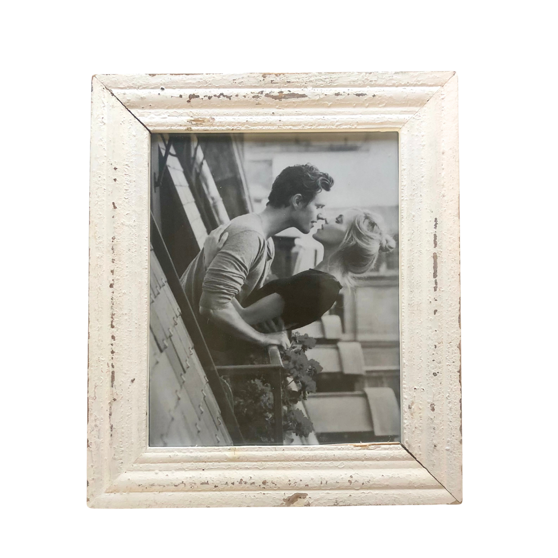 Frame 8x10 Distressed Antique White Wood Frame Dream Weaver Canada