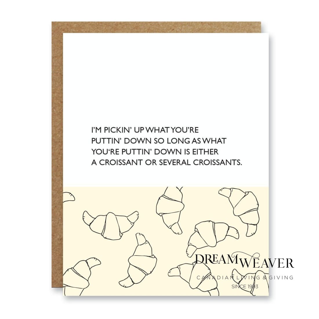Croissant Greeting Card | Boo To You Dream Weaver Canada