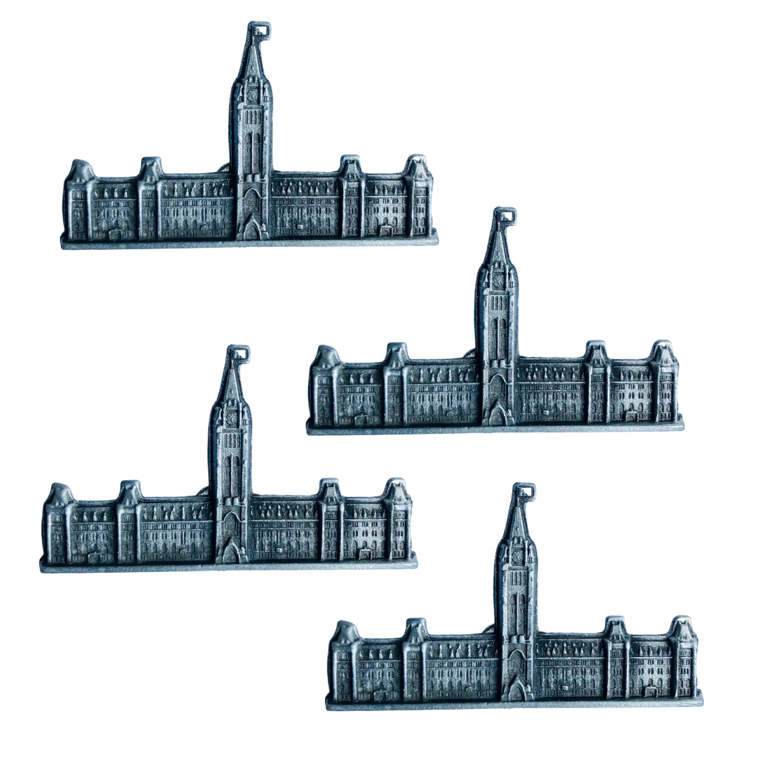 Parliament Pewter Magnets | Set of 4 | Dream Weaver Canada